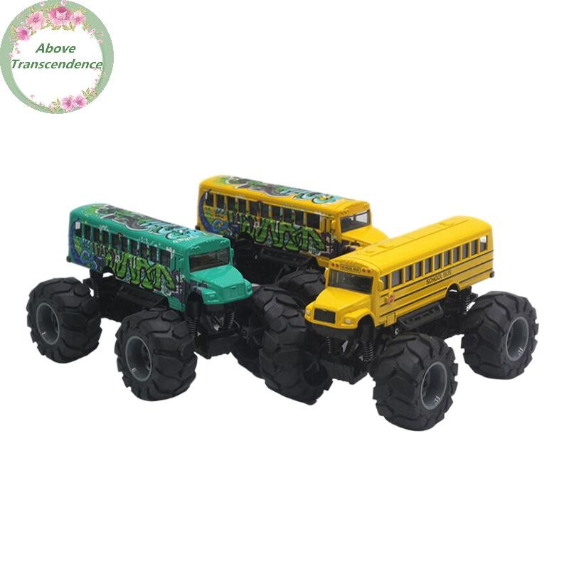 Above Alloy Monster School Bus Pull Back Model Boy Toys Bus Car School ...