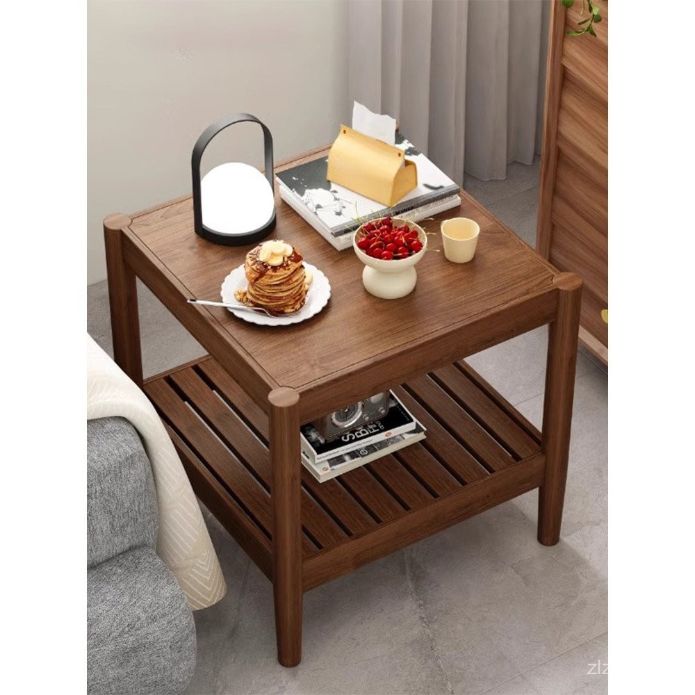 Solid Wood Side Table for Living Room, Simple Modern Chinese Style ...