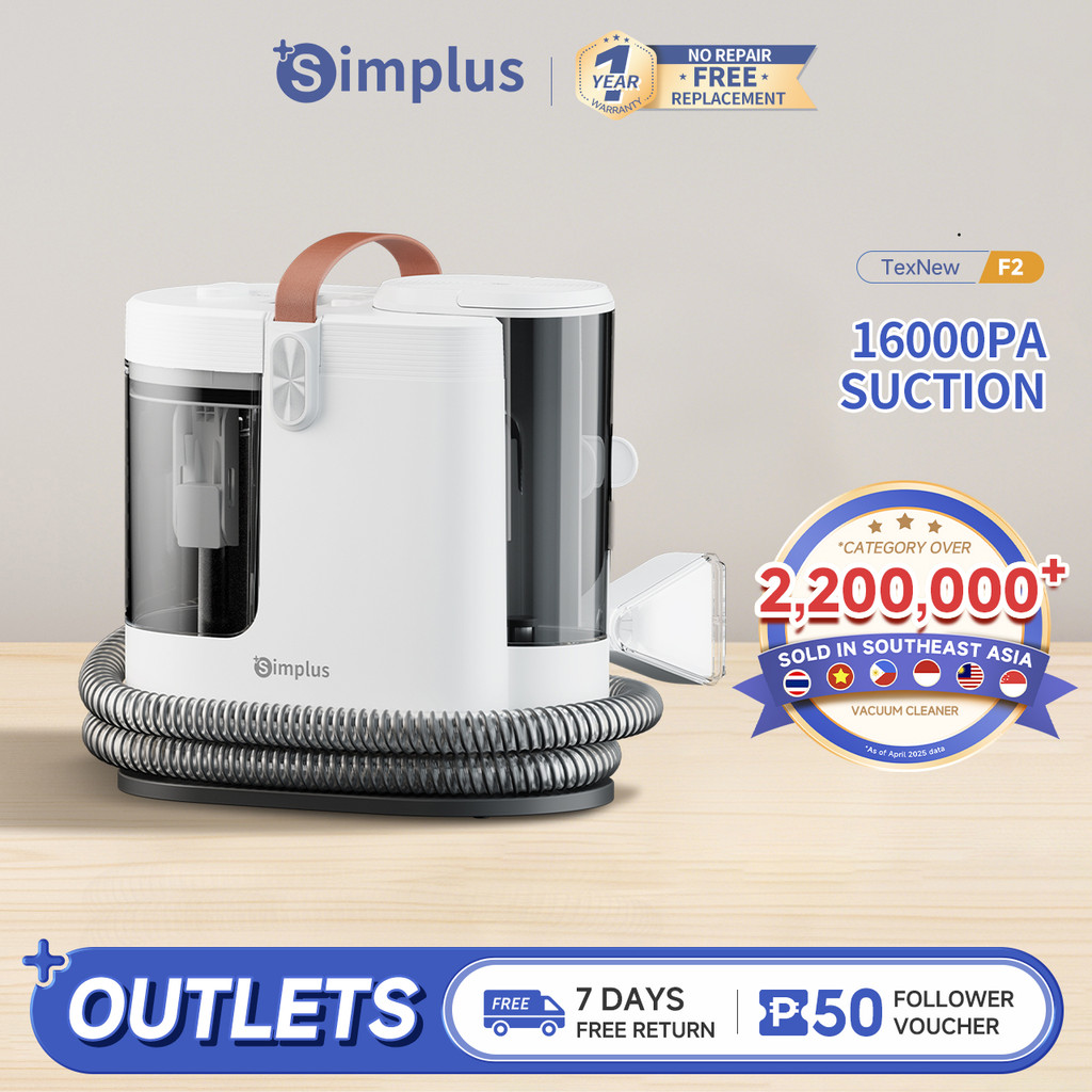 Simplus Household Fabric Vacuum Cleaner Wet and Dry Vacuum Cleaner Portable Spot Cleaner Carpet ...