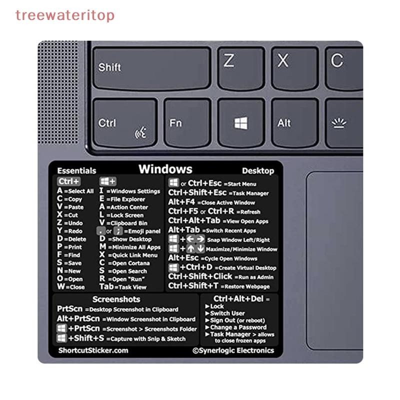 RP Windows PC Reference Keyboard Computer Shortcut Sticker Adhesive ...