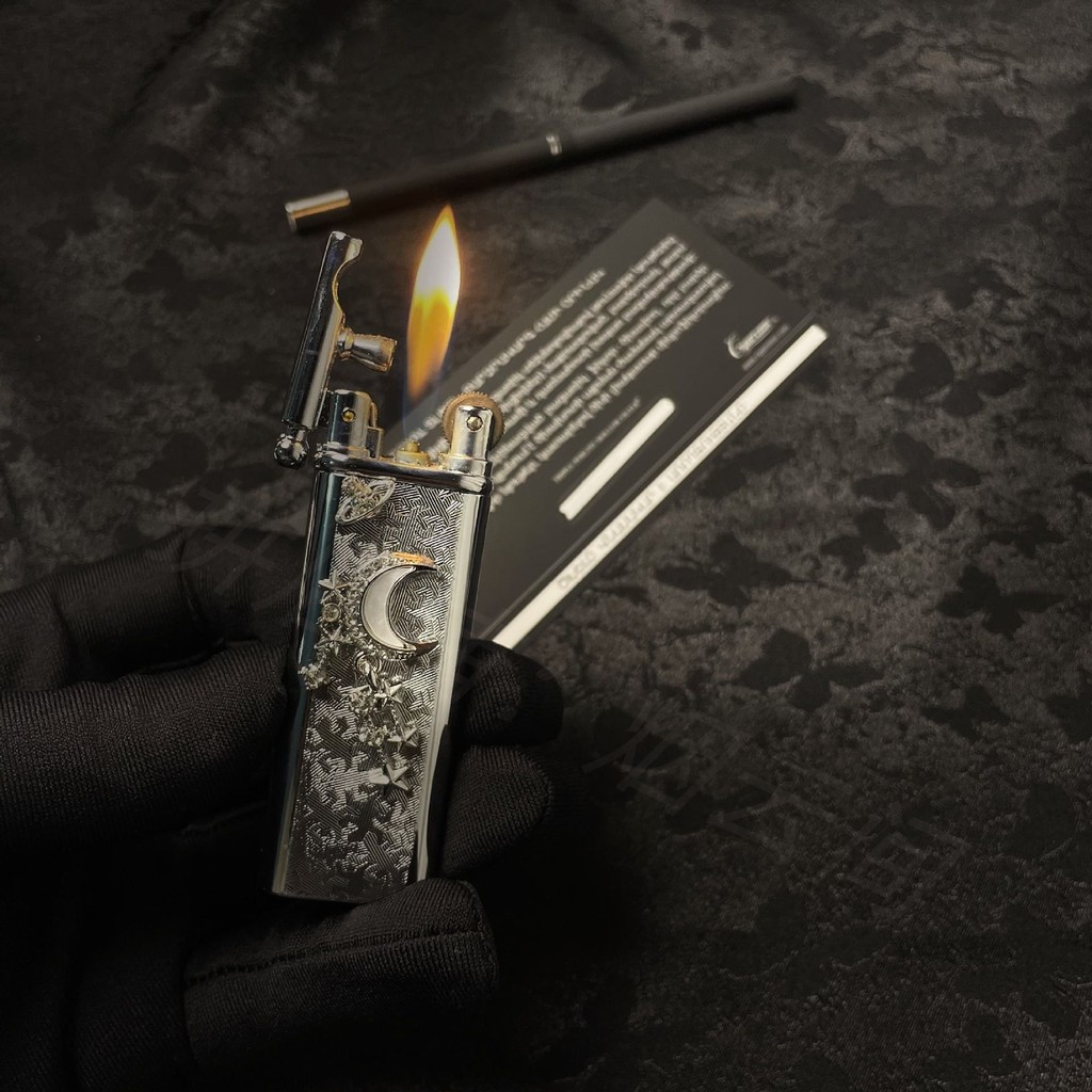 Original Hand-Made Lighter Old-fashioned Grinding Wheel Metal Open ...