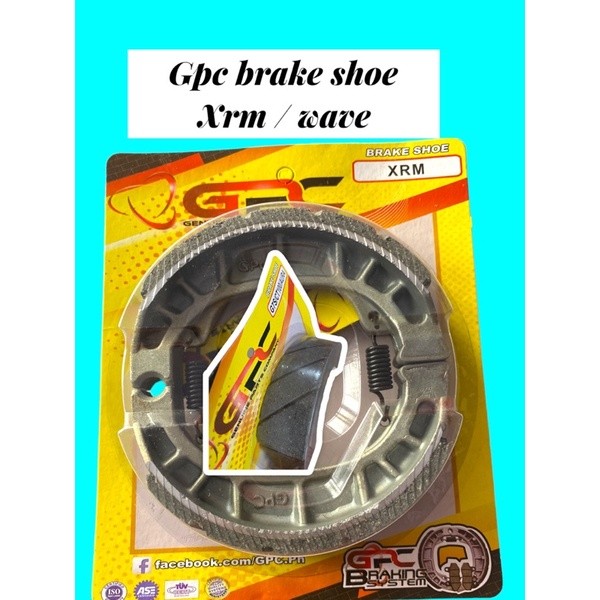 GPC BRAKE SHOE XRM WAVE (6623) | Shopee Philippines