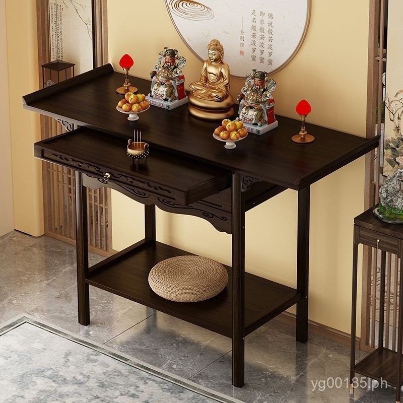Tribute Table North Red Household Incense Burner Table Buddha Shrine ...