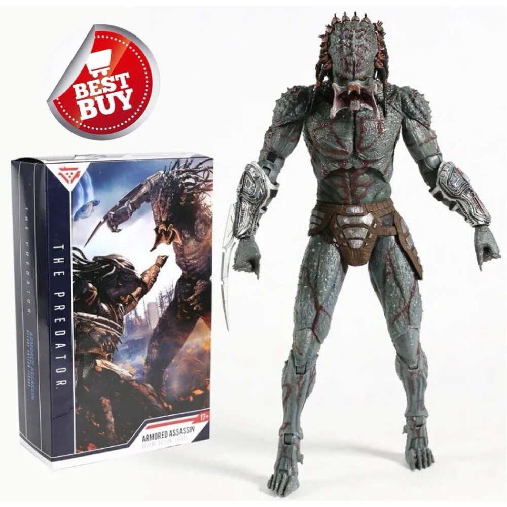 Predator ARMORED Assassin Predator Deluxe Ultimate 10in Action Figure ...