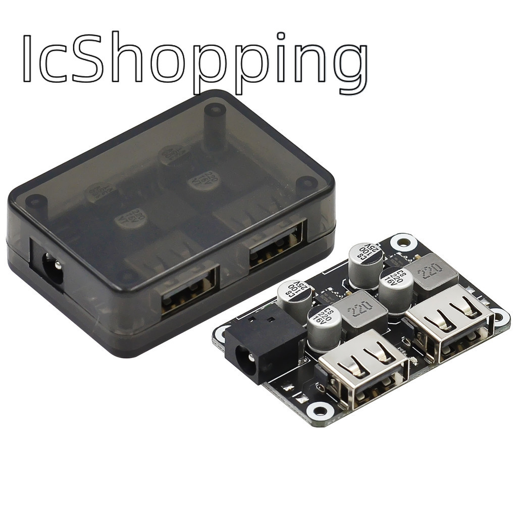 QC3.0 QC2.0 Car USB Charging Buck Module Step Down Fast Quick Car ...
