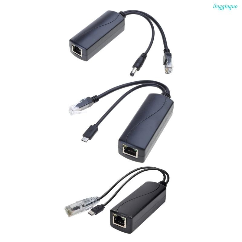 RR Durable Gigabit PoE Splitter Active PoE Splitter 48V to 5V 1000m ...