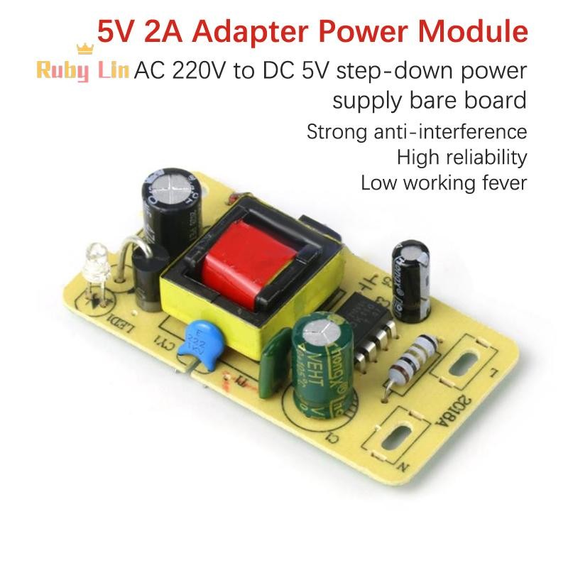 Ruby Lin 5V 2A Adapter Switching Power Supply Module AC 220V To DC 5V ...