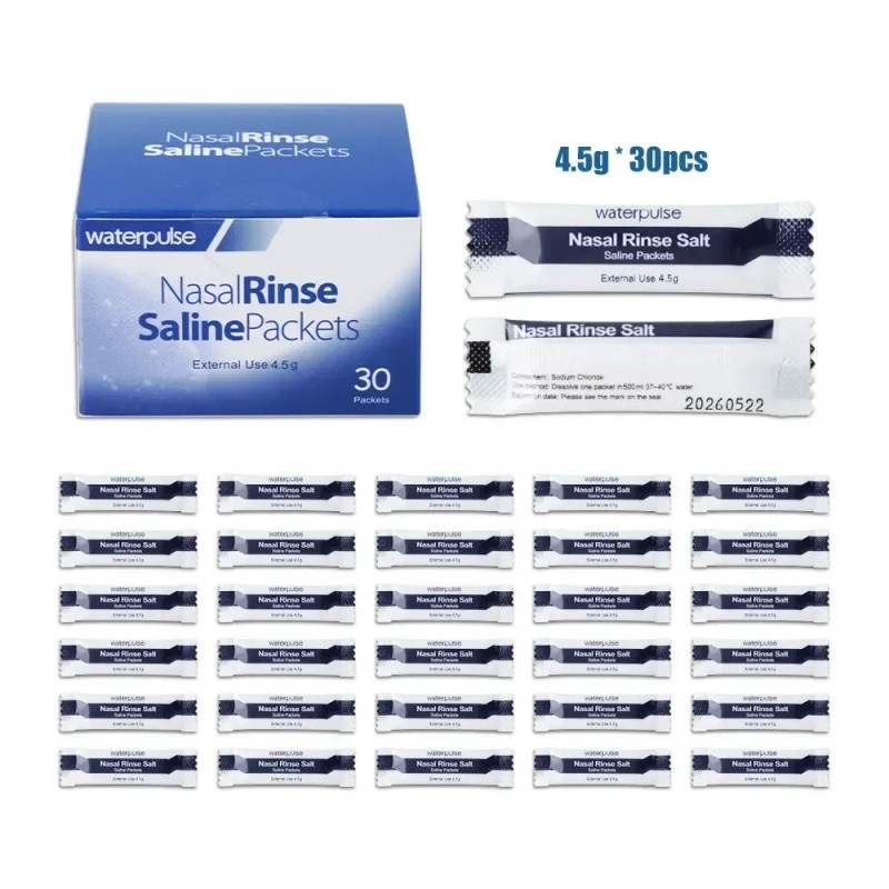 Nasal salt bottle water pulse flushing nasal cleaner sterile ...