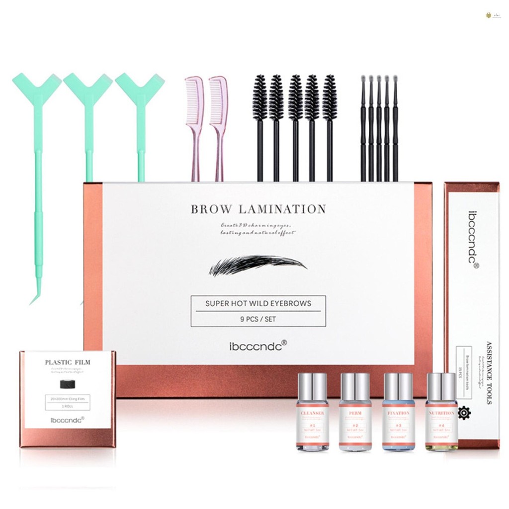 Elec)Brow Lift Kit Eyebrow Lamination Set with Eyelash Brushes Combs ...