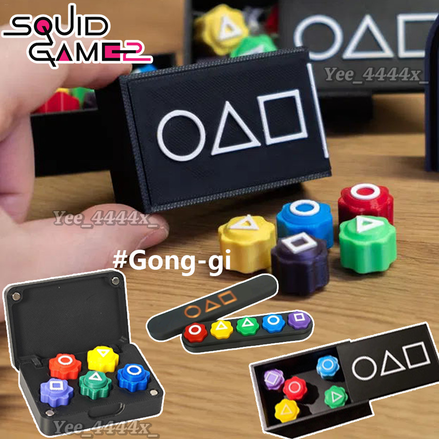 Squid Game 2 Gonggi Stones Korean Jacks Game 3D Printed Colors Gonggi ...
