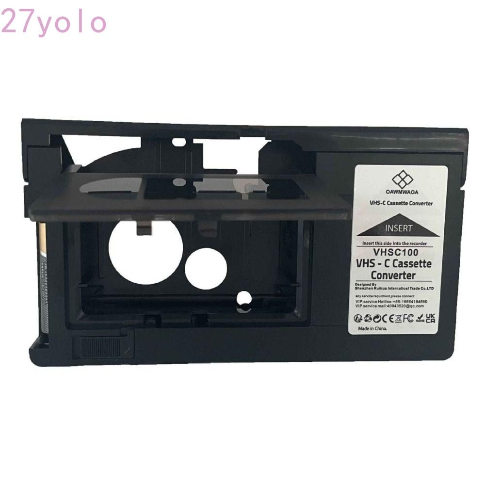 YOLO VHS-C Tape Adapter, Cassette Adapter Conversion Box VHS-C Cassette ...