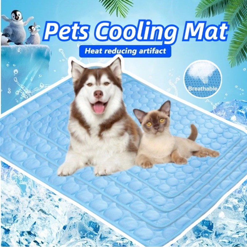 Pet Dog Cat Cooling Pad Pressure-activated Cooling Dog Sleep Bed Gel ...