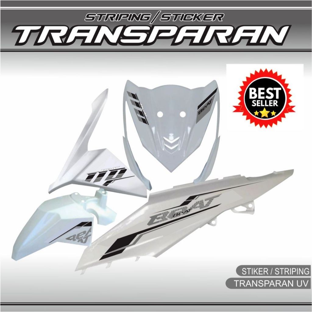 Uv TRANSPARENT CLEAR STRIPING VARIATIONS BEAT FI TRANSFARAN STRIPING ...