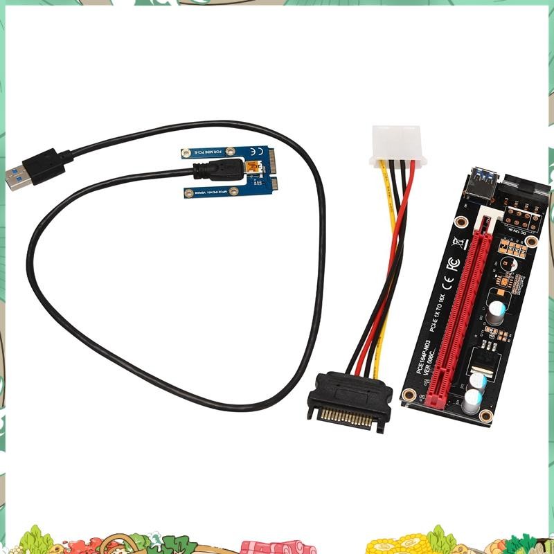Mini PCIe to PCI Express 16X Riser for Laptop External image Card BTC ...