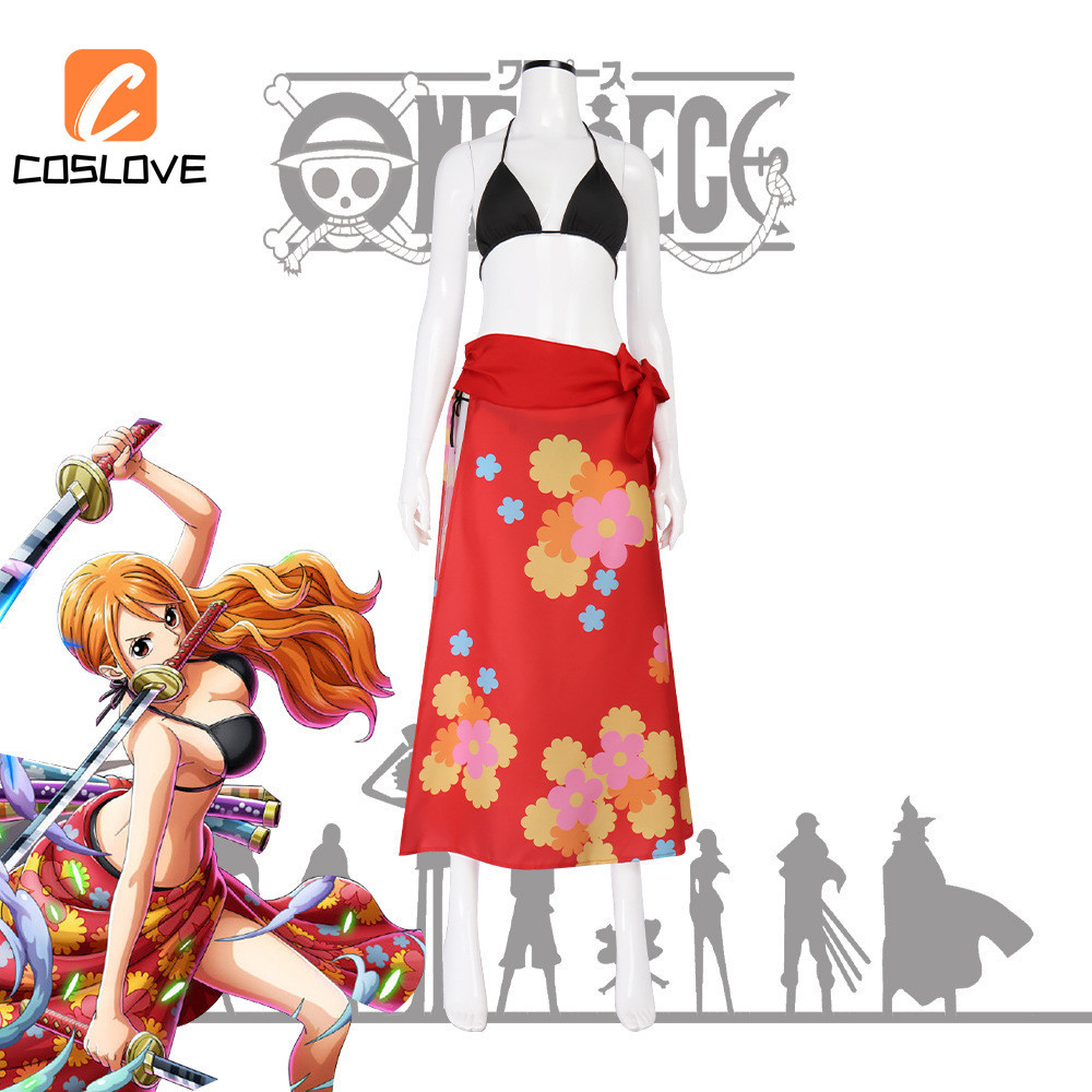 Anime ONE PIECE Nami Battlesuit Cosplay Clothing Full Set Costume ...