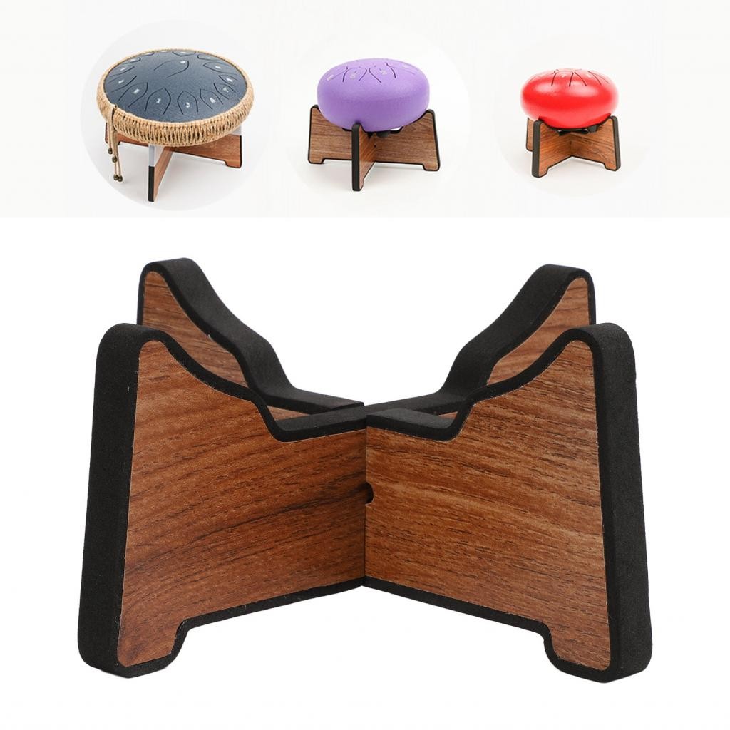 Handpan Drum Holder Ethereal Stand Excellent Wood Lightweight for Home ...