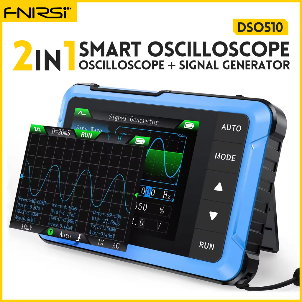 Fnirsi Oscilloscope Handheld Small Digital Portable Oscilloscope DSO ...
