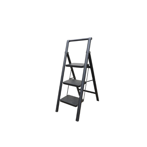 HOMER 3-Step Steel Ladder - Black (HOMLSSL03B) | Shopee Philippines