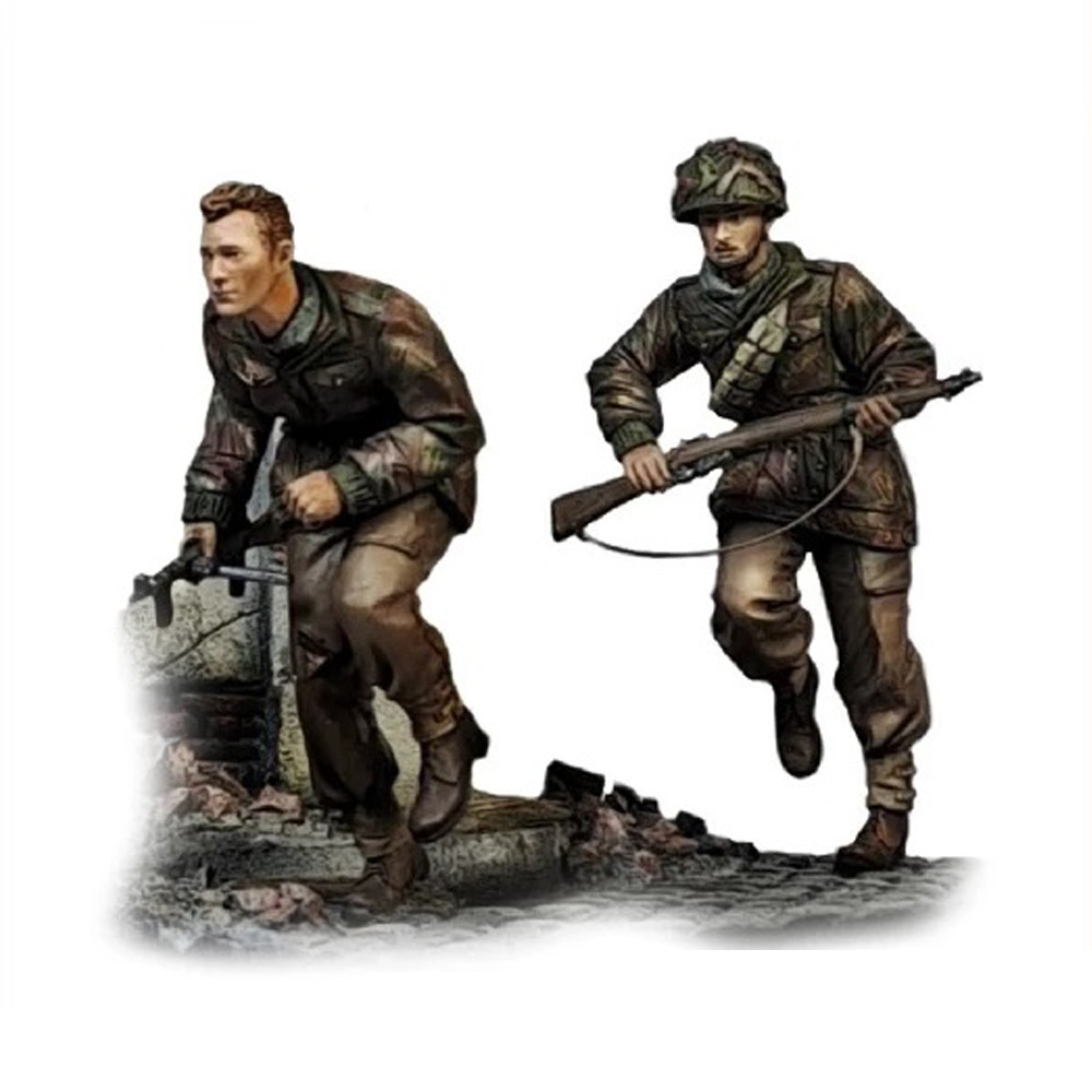 1/35 British Paratroopers WW2, Resin Model figure soldier, WWII ...