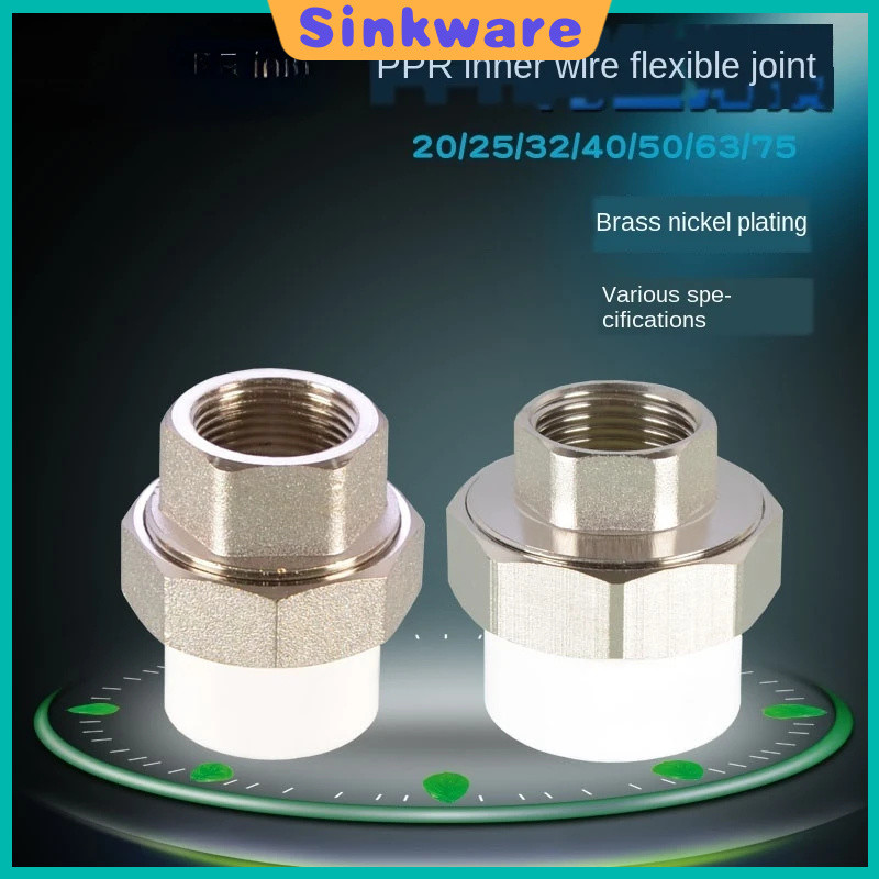【YHD】Pipe fittings PPR inner wire copper union 1/2 inch 3/4 inch 1 inch ...