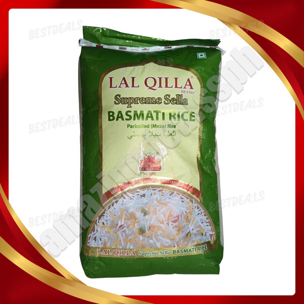 20kg Lal Qilla Supreme Sella Parboiled Meza Basmati Rice for restaurant ...