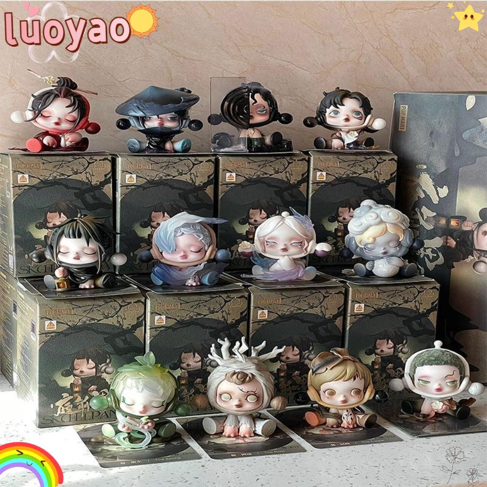 LUOYAO Box, Popmart Bubble Marte SKULLPANDA SP11 Random Box, Kawaii The ...