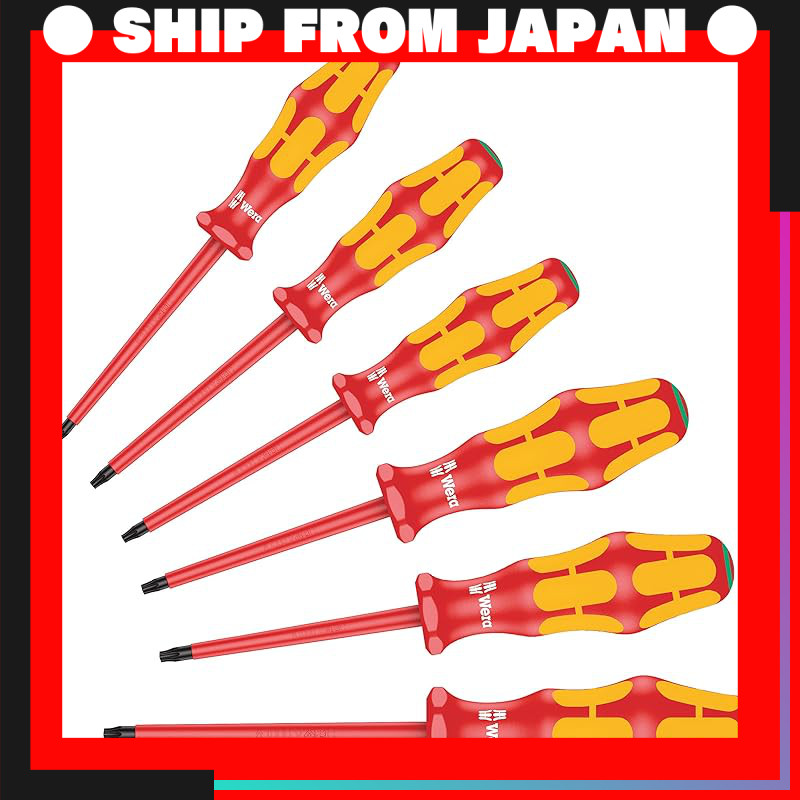 WERA Kraftform Plus Insulated Torque Screwdriver Set - 6 Piece | Shopee ...