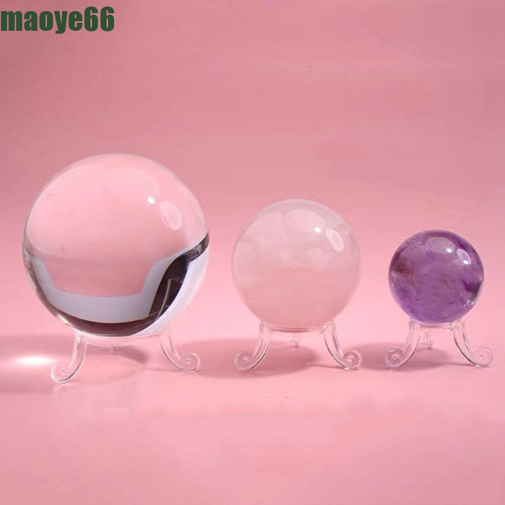 MAOYE Crystal Ball Base, Transparent Simple Crystal Ball Display Base ...