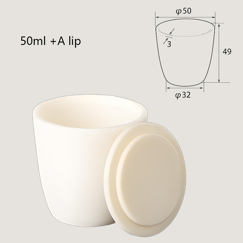 Aluminum Oxide Crucible-50ml, Corundum Crucible, Melting Gold Bowl ...