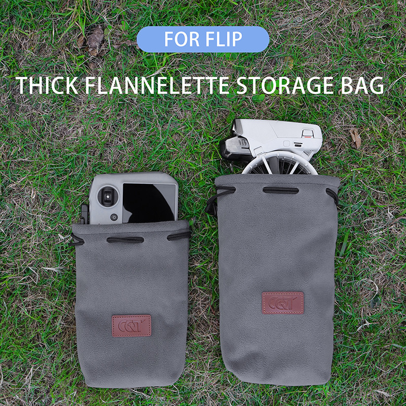 Remote Control Storage Tote Bag for DJI FLIP Thick Velvet Storage Bag ...