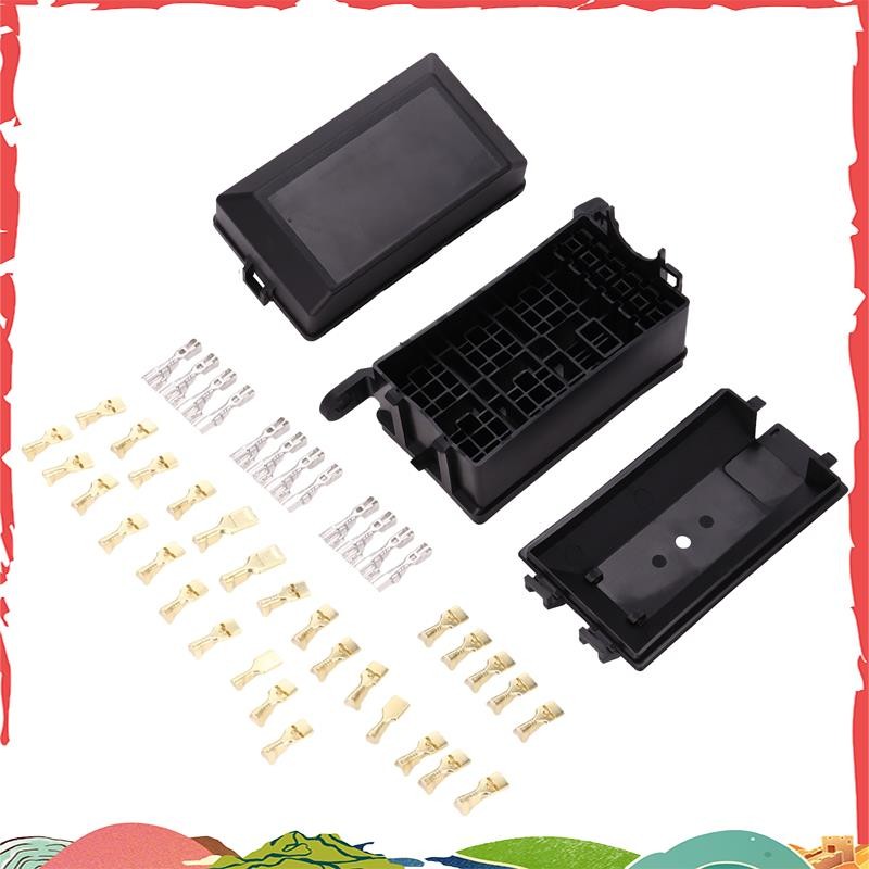 Fuse-Relay Box 5-Fuse Holders 6 Relay Block Holders Fuse-Block 12V Fuse ...