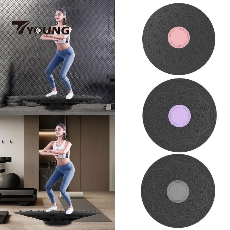 [Available] Wobble Balance Board Stability Board Yoga Portable Nonslip ...