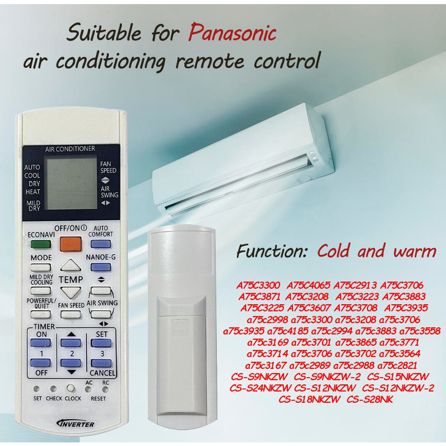 Universal Panasonic Air Conditioner Remote Control K-PN1122 Inverter ...