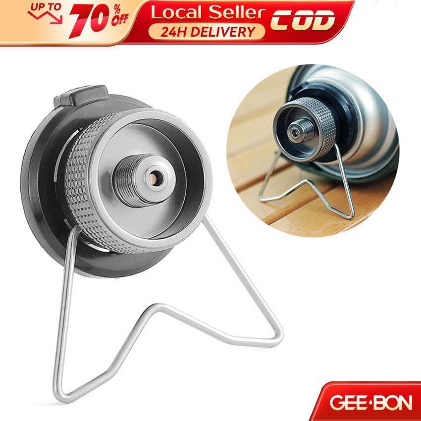 GEEBON Butane Gas Converter Adapter Nozzle to Screw Type Adaptor Leak ...