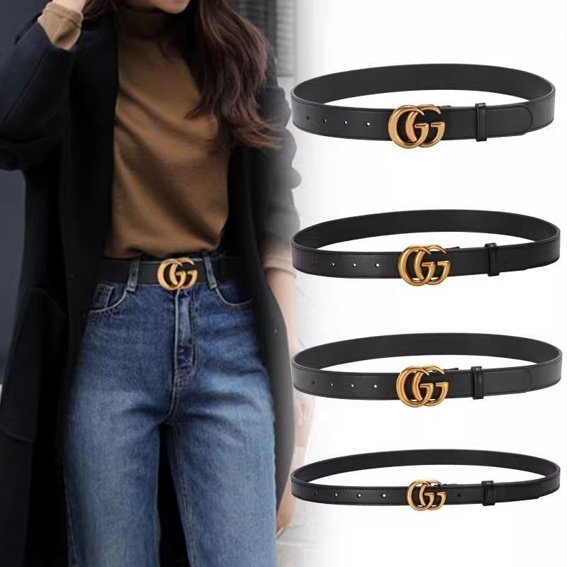 Loeway New Style Belt Ladies Genuine Leather Casual All-Match Jeans ...