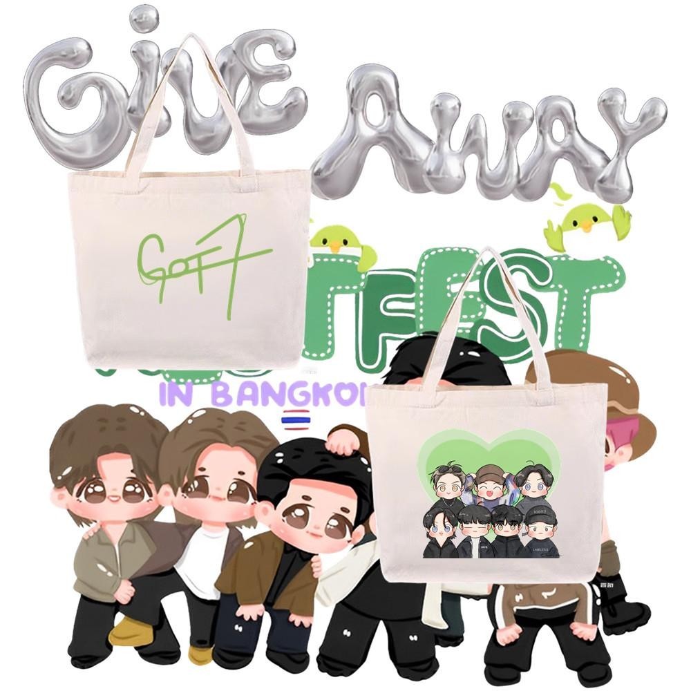 Tote Bag Canvas Cloth "GOT7" Baby Bird IGOT7 Back To CONCERT IN BANGKOK ...