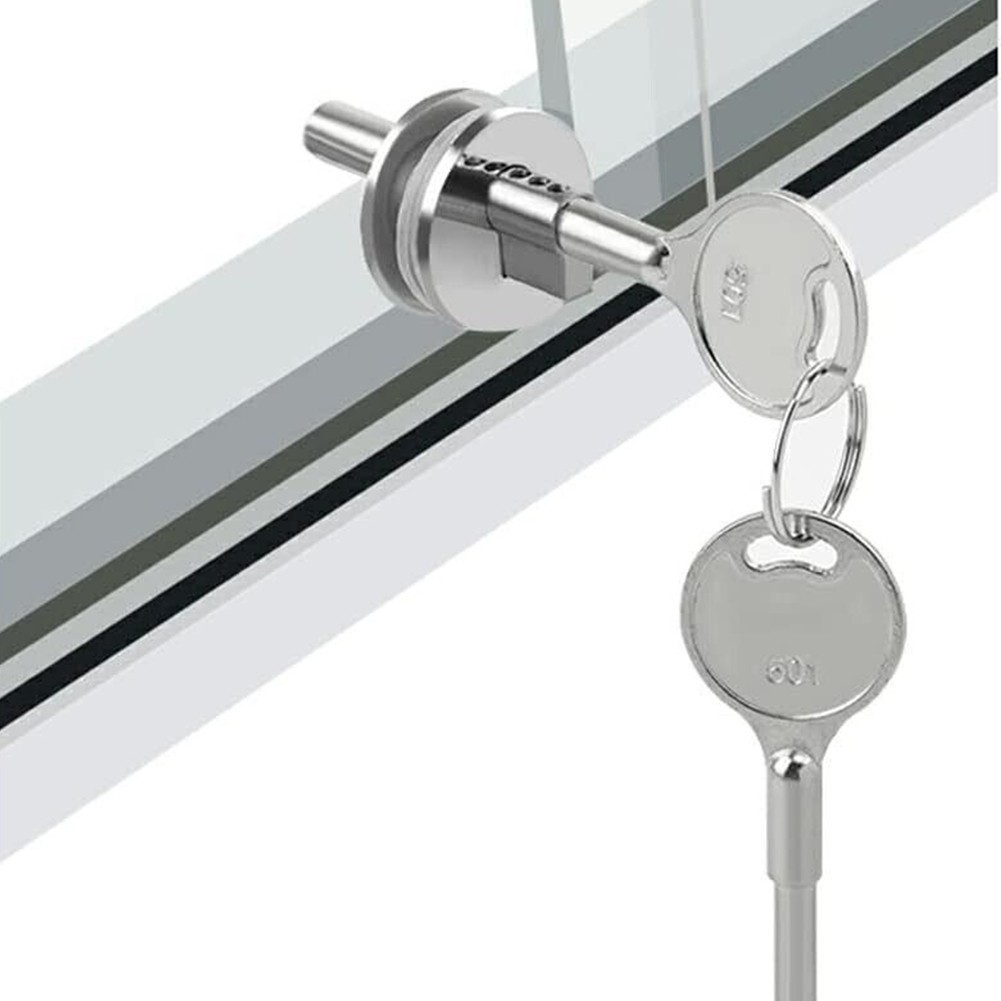 Display case Sliding Glass Door Lock with Keys Counter jewelry cabinet ...
