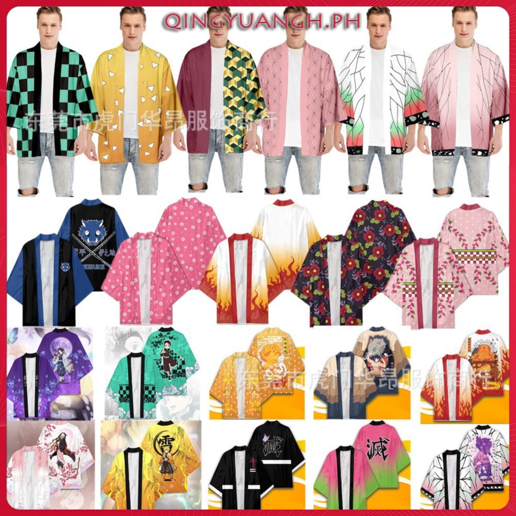 Demon Slayer Iguro Obanai Style 3D Printing Japanese Kimono Haori ...