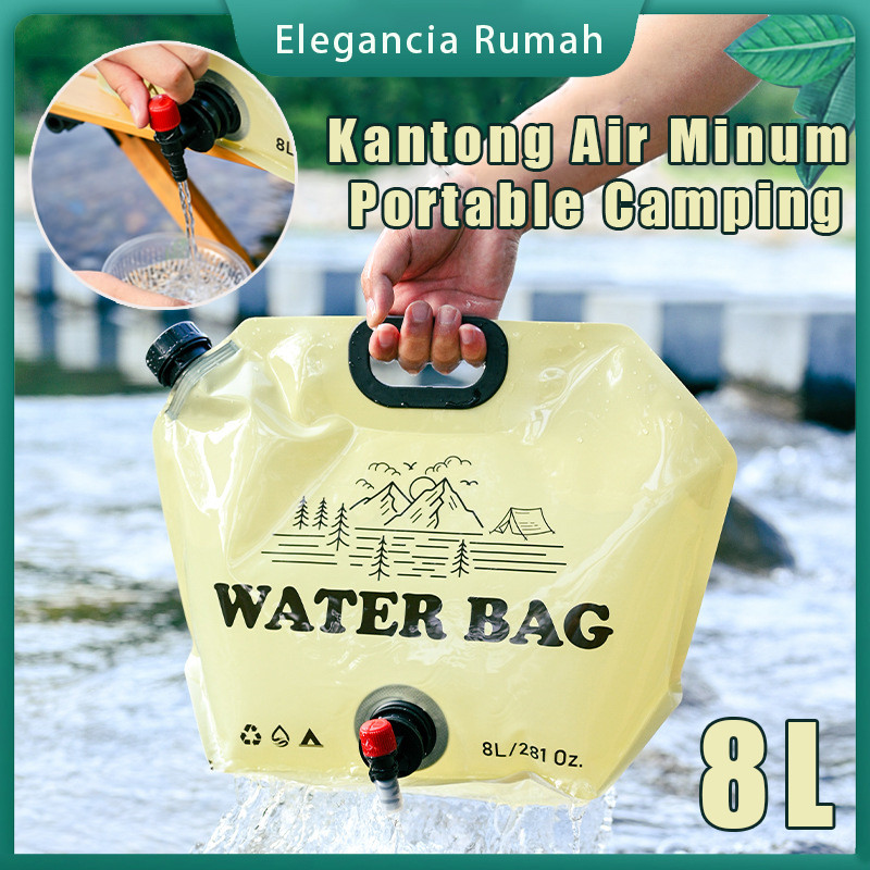 8L Portable Camping Drinking Water Bag / Water Tank / Water Storage ...