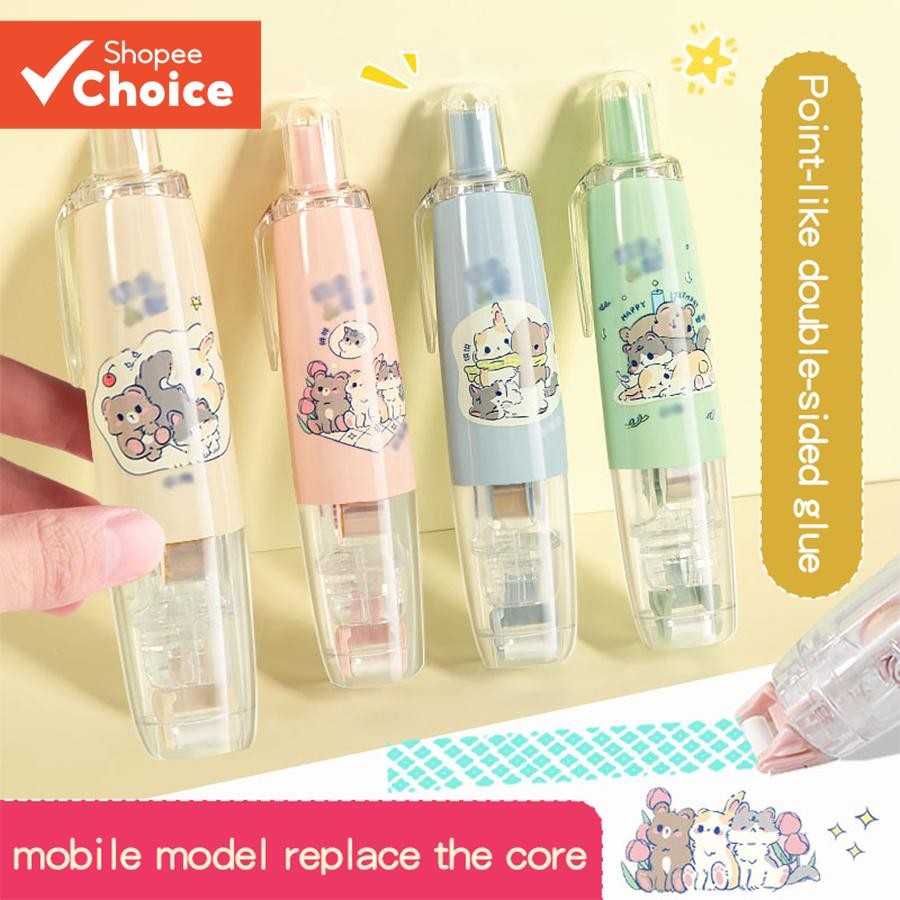 1PCS little glue point double-sided tape with correction tape hand ...