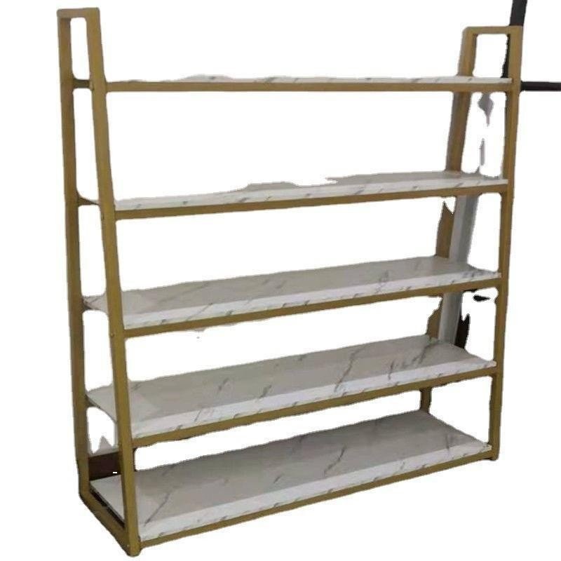 Middle Floor Standing Clothing Double-Sided Shoe Rack Display Rack for ...