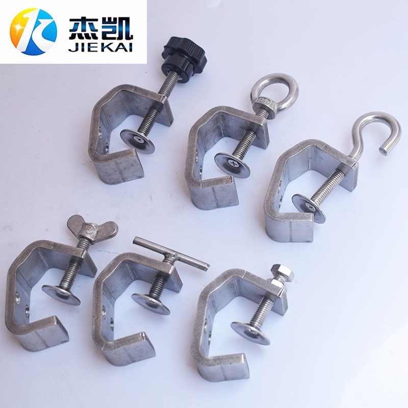 Stainless Steel 304 Round Pipe Clamp C-Clamp Tiger Clamp U-Clamp Square ...