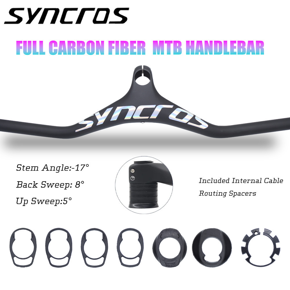 SYNCROS carbon fiber full internal cable routing 17 degree straight ...