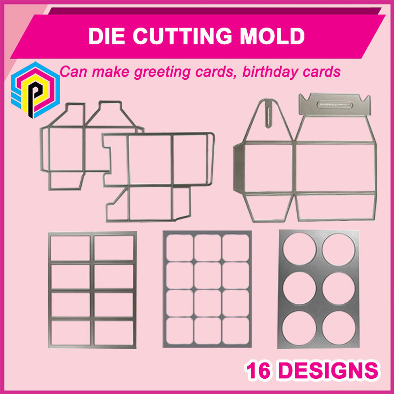 DlY Die Cutting Mold Home Crafting Die Set 16 Shapes For Journals ...