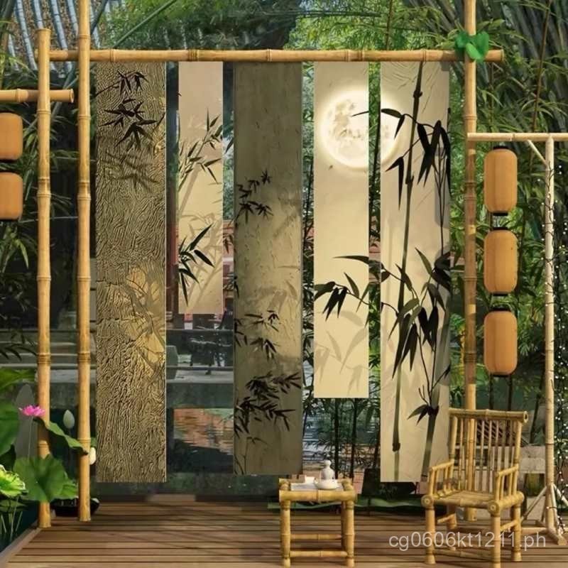 Bamboo Tube Bamboo Pole Arch Celebration Background Welcome Display ...