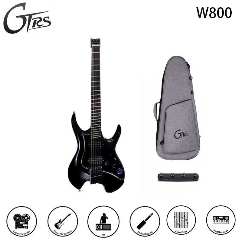 GTRS W800 Headless Smart Electric Guitar Bluetooth Connection Multi ...