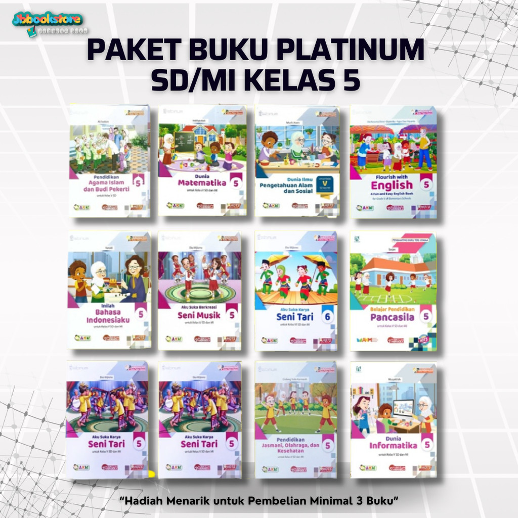 Book for Class 5 Elementary School Merdeka / Platinum / Triad ...