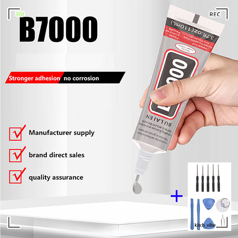 B7000 Mobile Phone Repair Glue Universal Glass Plastic DIY Glue with Precision Applicator ...