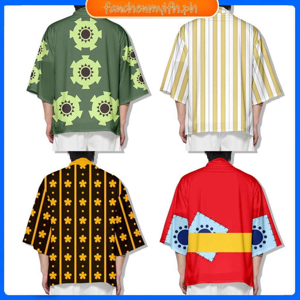 Anime One Piece Cosplay Costume Portgas Monkey D Luffy Roronoa Zoro ...