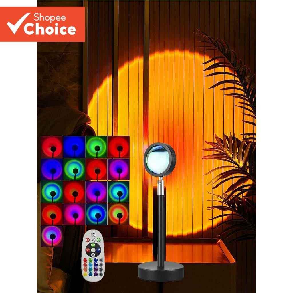Sunset Light Adjustable Bendable LED Lamp Holder RGB Multicolor, 4 ...